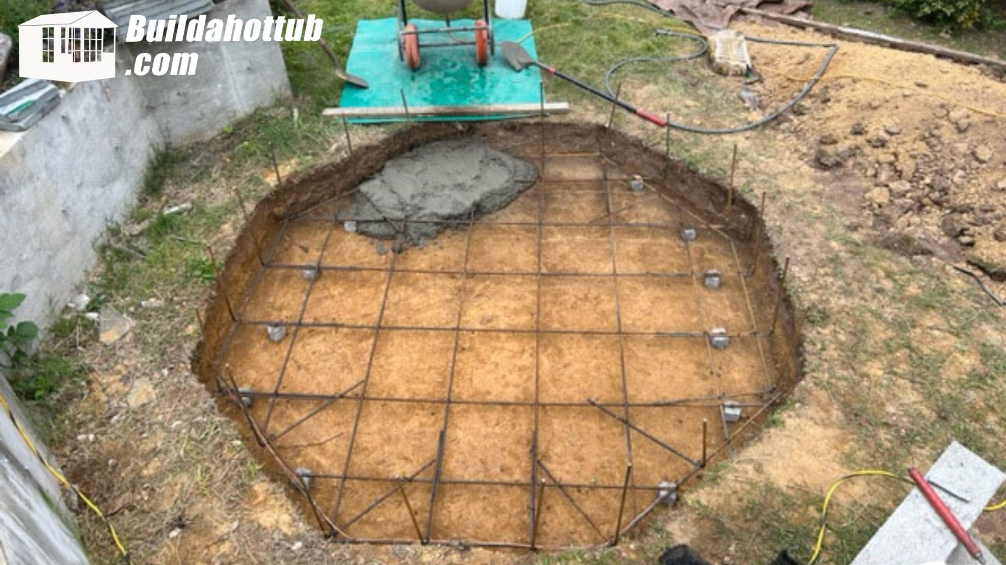 How to build a Concrete Slab or base for your Hot Tub?