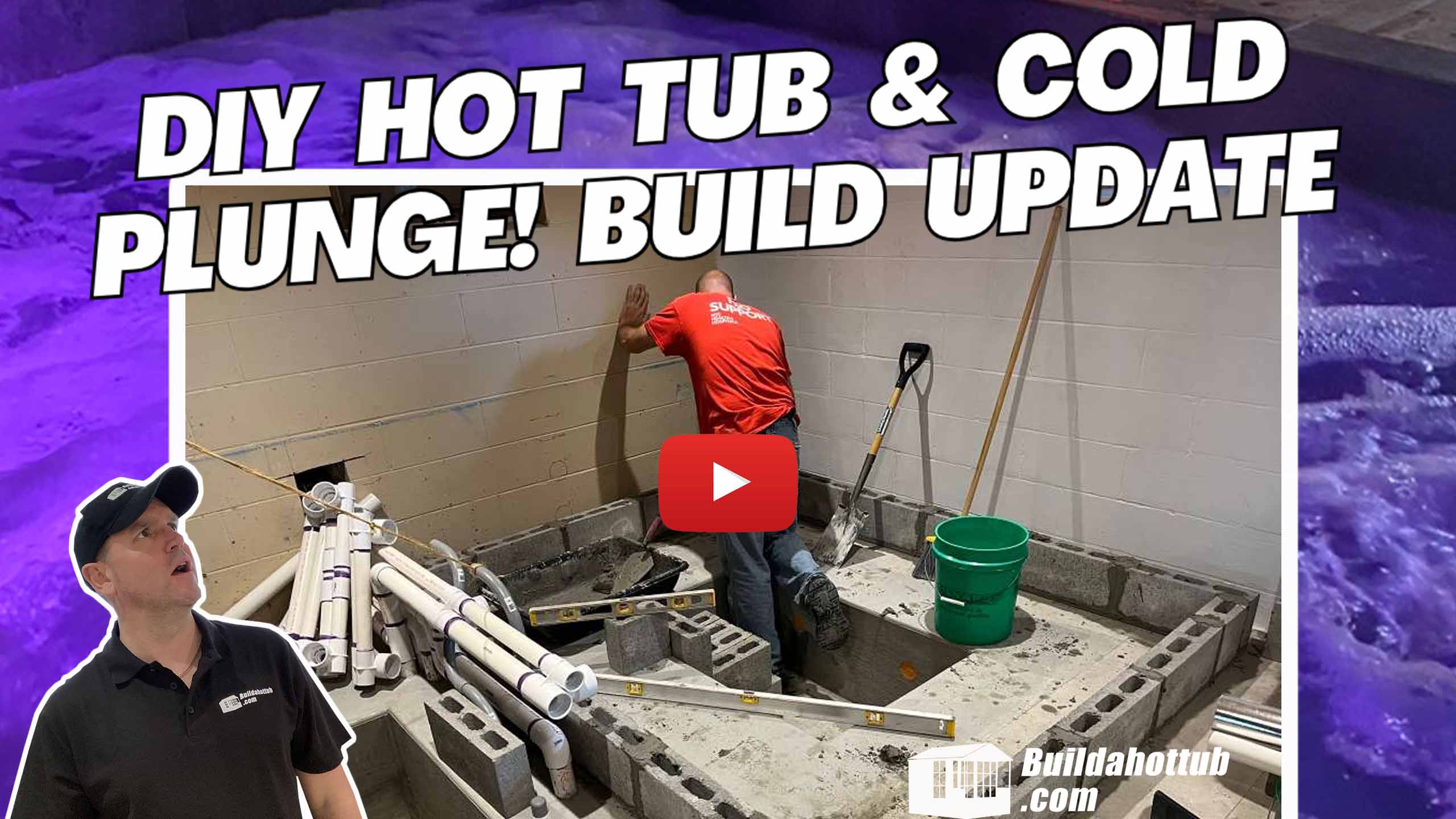 DIY Hot Tub and Cold Plunge Build: Patrick's Wisconsin Basement Project ...