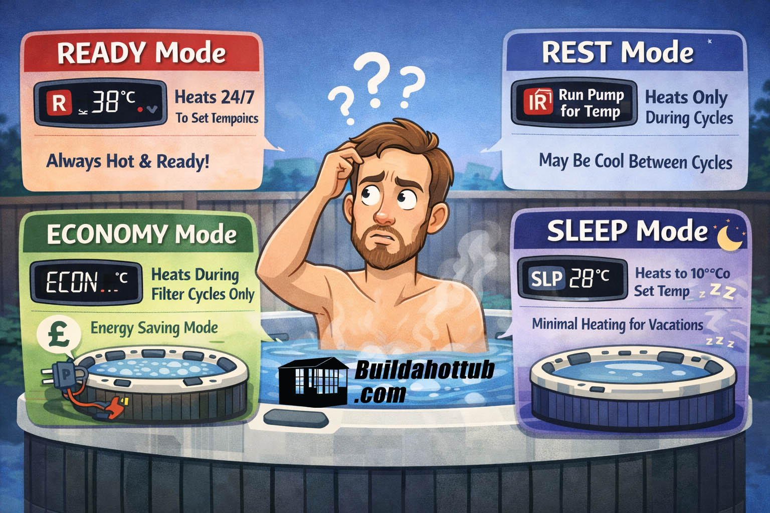 Balboa Heat Modes Explained: Ready, Rest, Economy and Sleep — What They ...